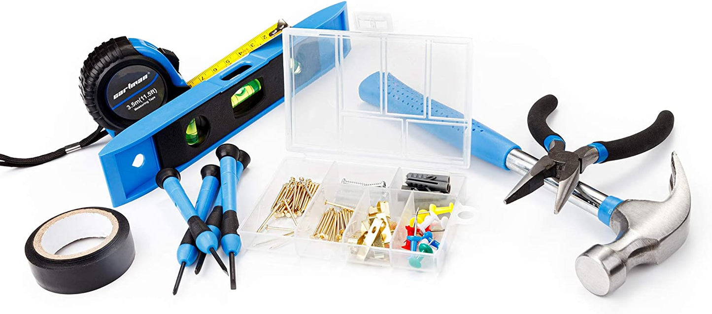 Cartman 149 Piece Tool Set General Household Hand Tool Kit with Cordle